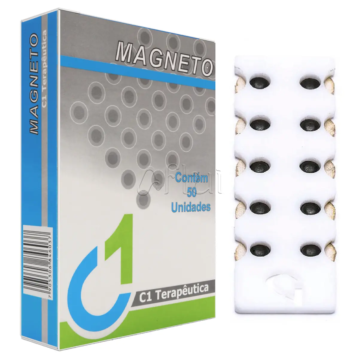 Magneto Auricular 250 Gauss 50 un - C1 Terapêutica - a partir de R$38,70