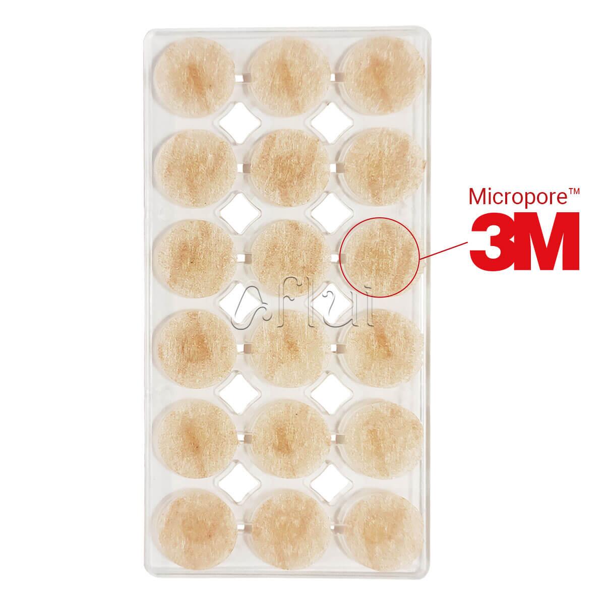 Stiper Pads Auricular - 18 pastilhas com Micropore - a partir de R$13,48