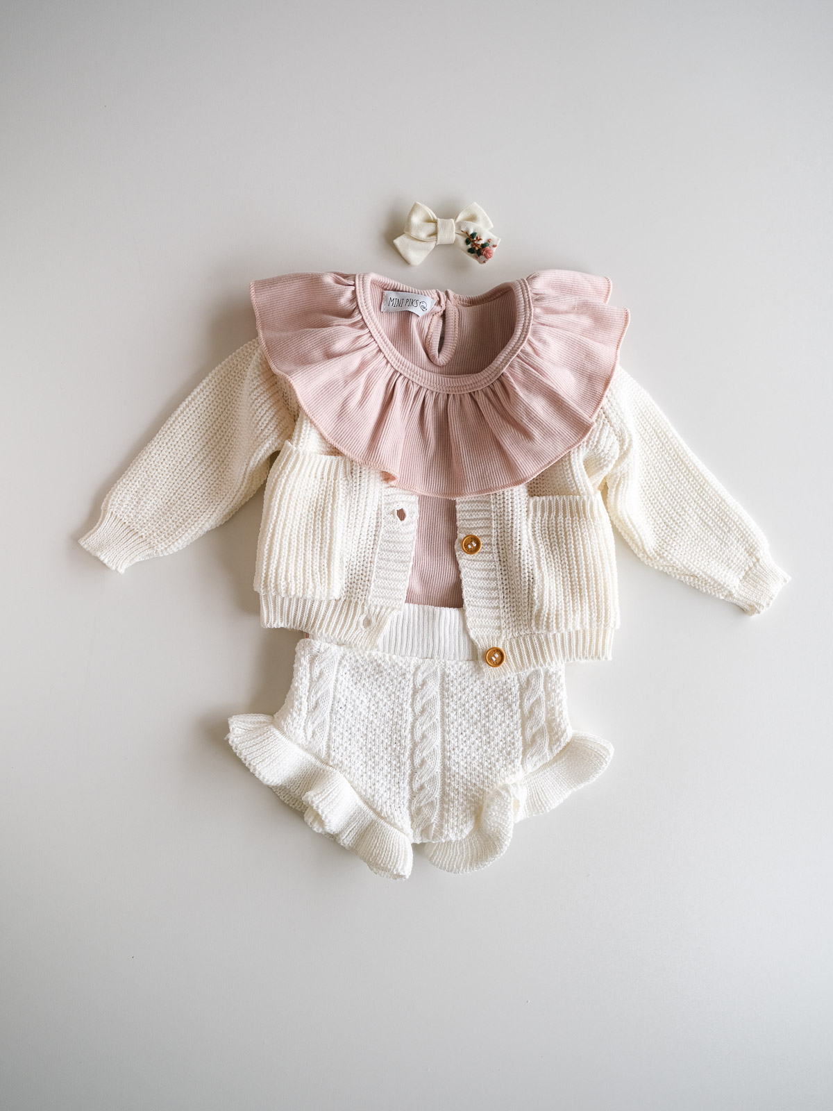 Hot Pant Tricô Infantil Babadinho Lolo | Mini Piks - R$129,90