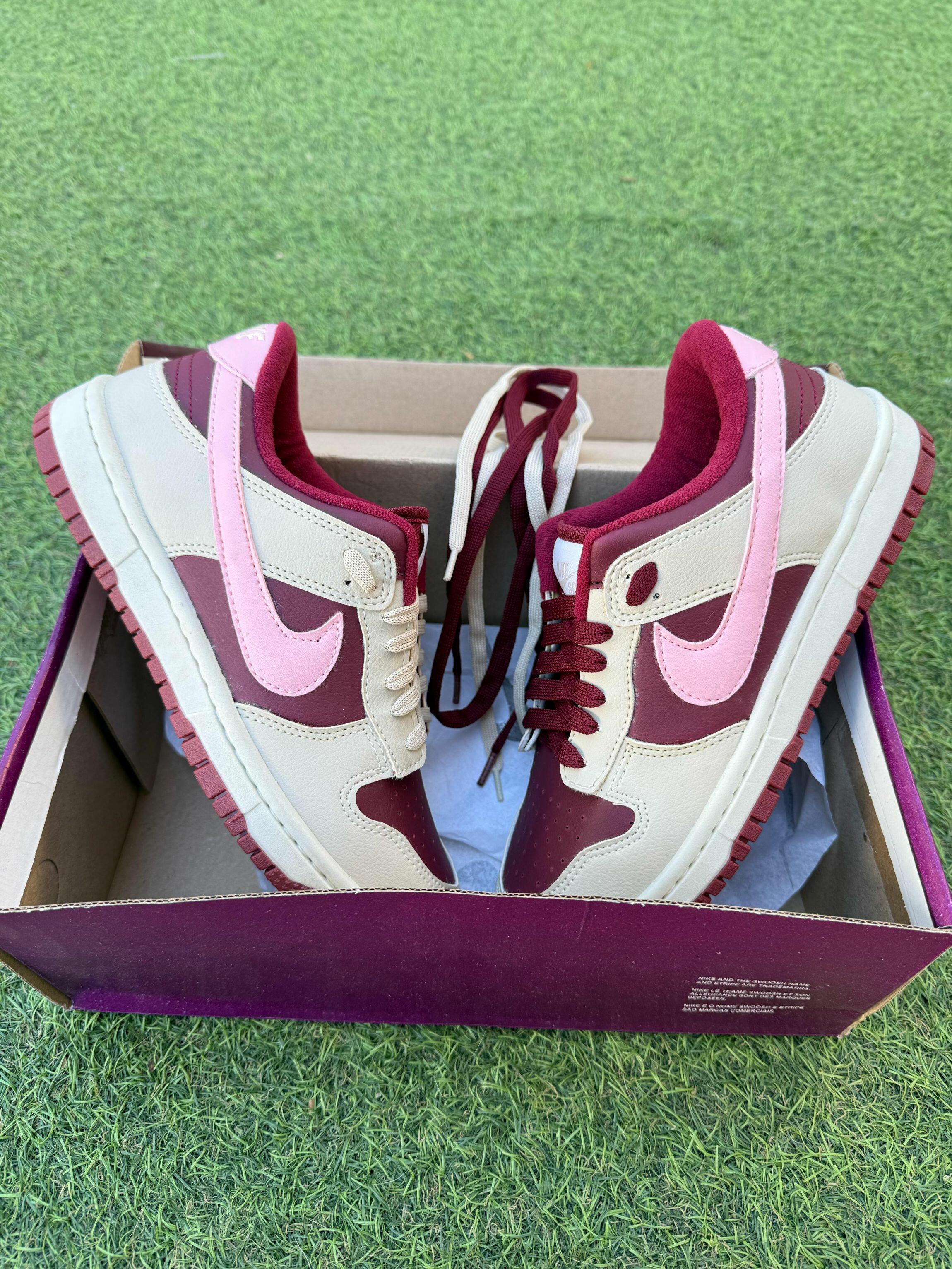 Comprar Tênis Dunk Low - Bege/Bordo/Rosa