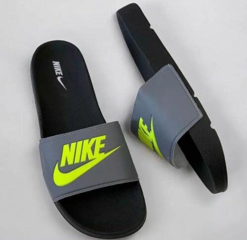 Comprar Slide Premium Nike - Preto/Cinza/Verde