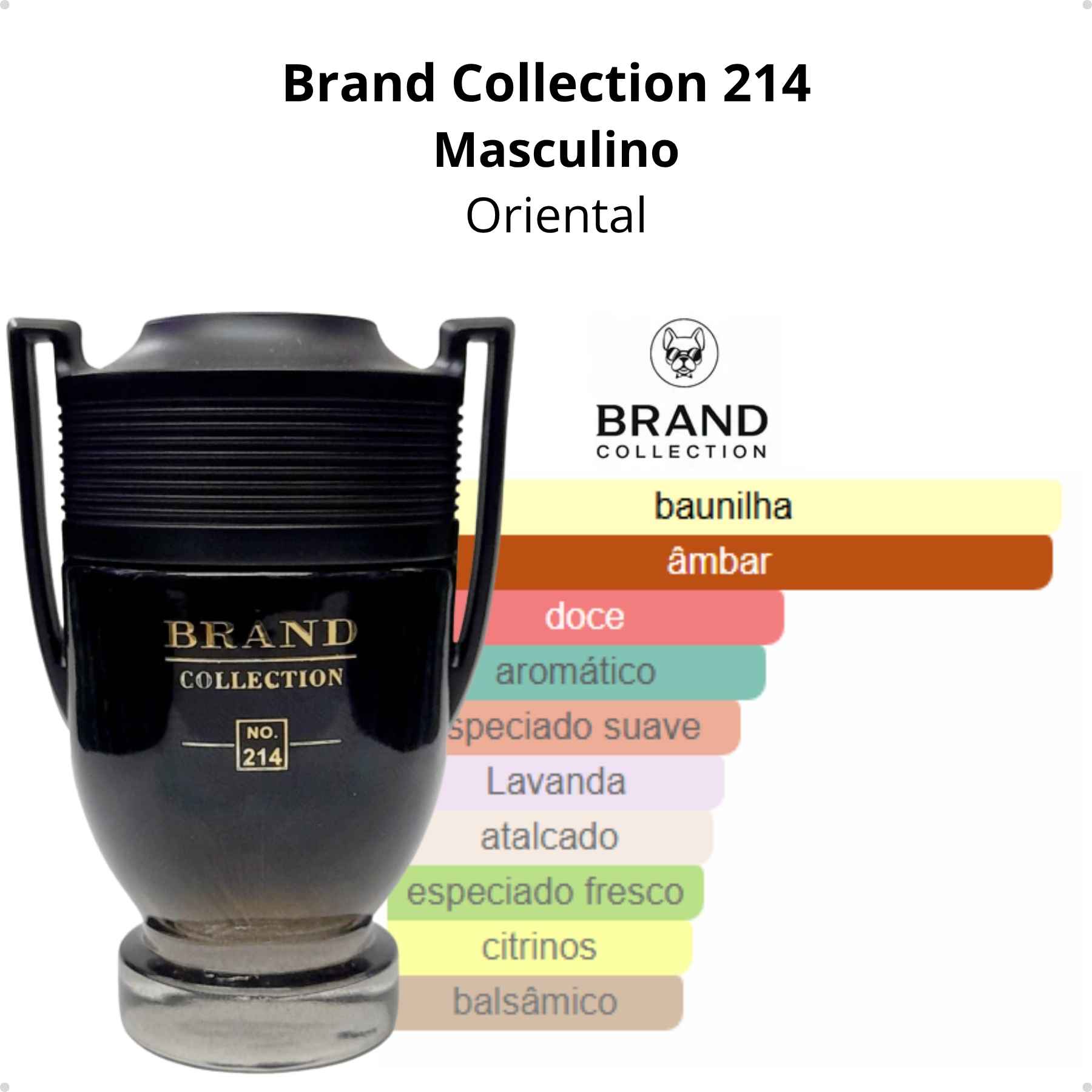 Brand Collection 214 - Invictus Novo - Masculino 25ml - a partir de R$55,00