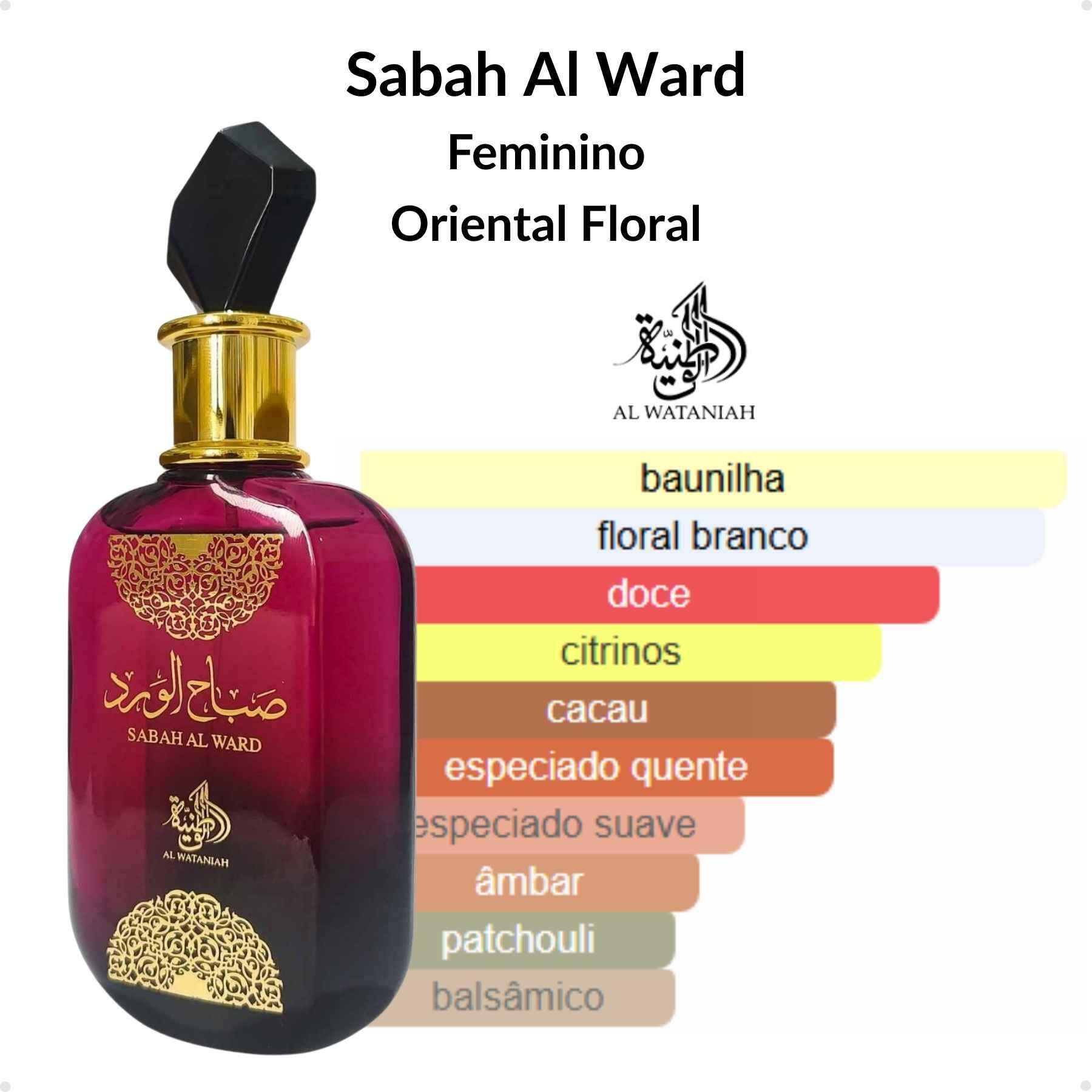 Perfume Arabe Sabah Al Ward EDP 100ml Feminino - a partir de R$170,90