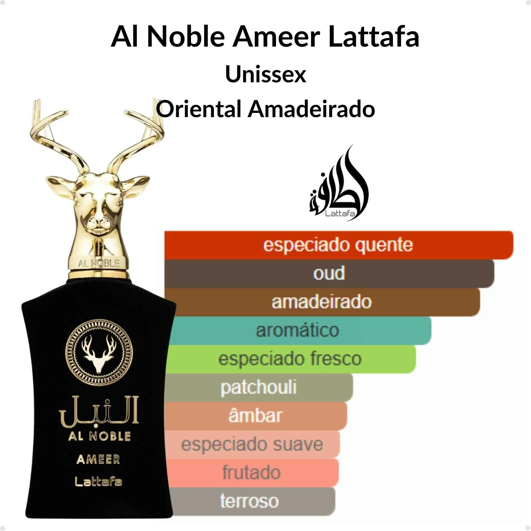 Perfume Arabe Lattafa Al Noble Ameer Masculino EDP 100ml - a partir de ...