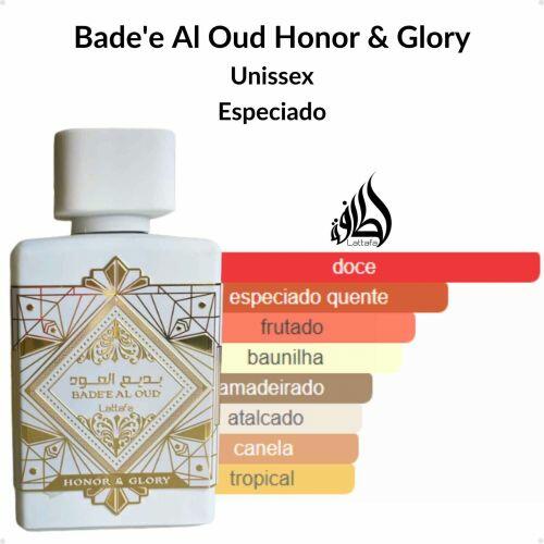 Perfume Arabe Lattafa Honor And Glory EDP 100ml Unissex - a partir de R ...