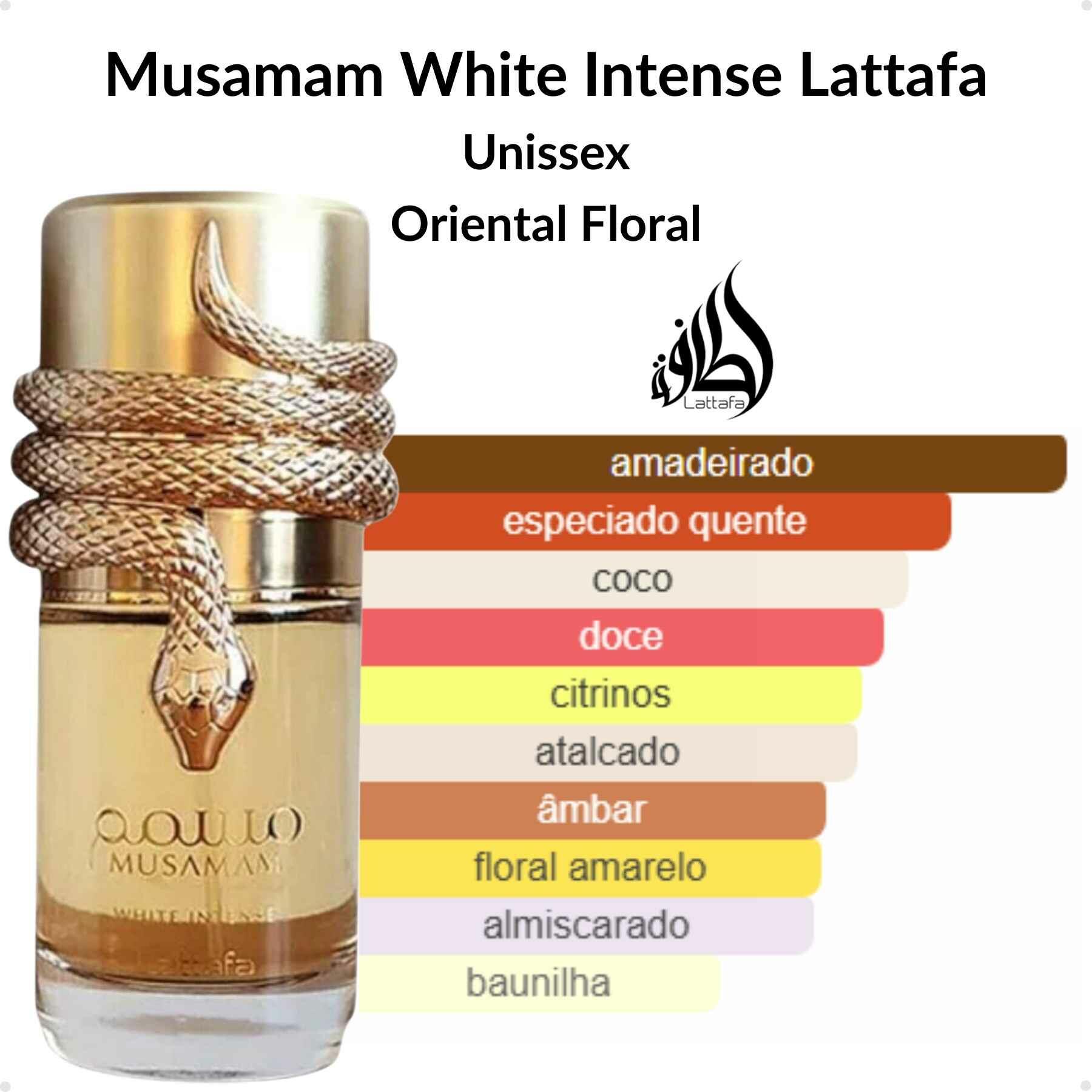 Perfume Arabe Masculino Lattafa Musamam White Intense 100ml - a partir ...