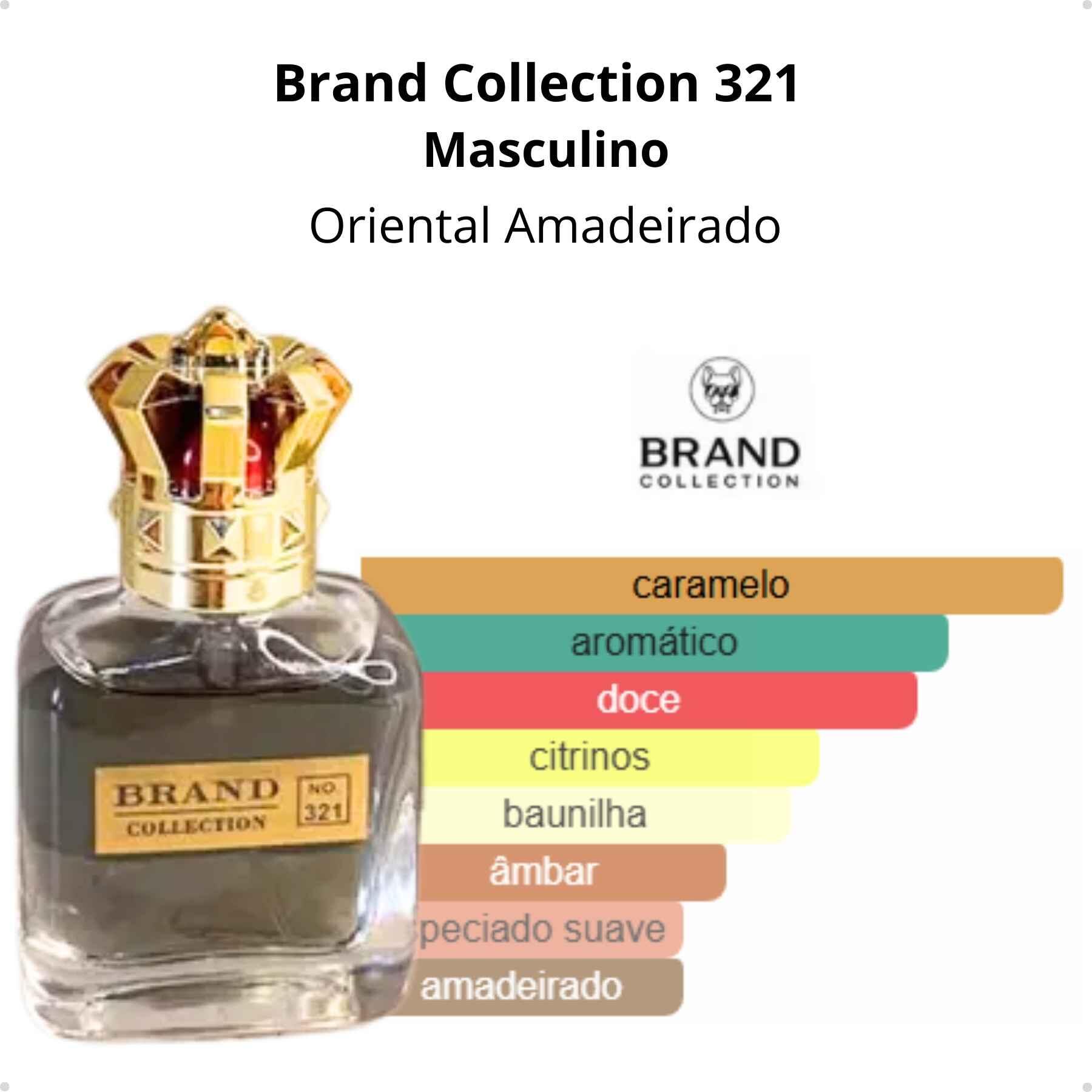 Brand Collection 321 - Escandalo Masculino 25ml - a partir de R$66,40