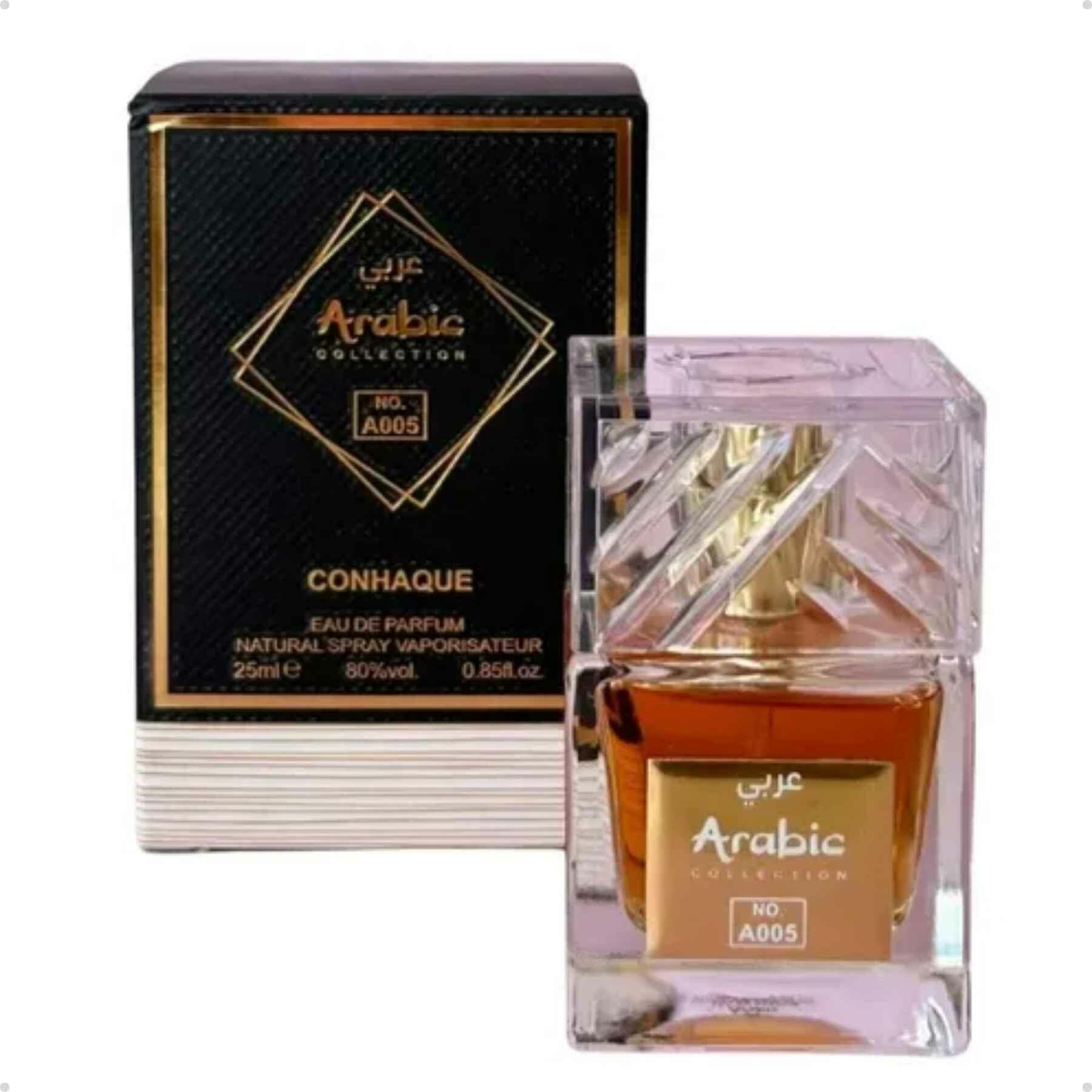 Comprar Perfume Arabic Conhaque A005 - Unissex 25ml - a partir de R$74,95 - Brand Collection ...