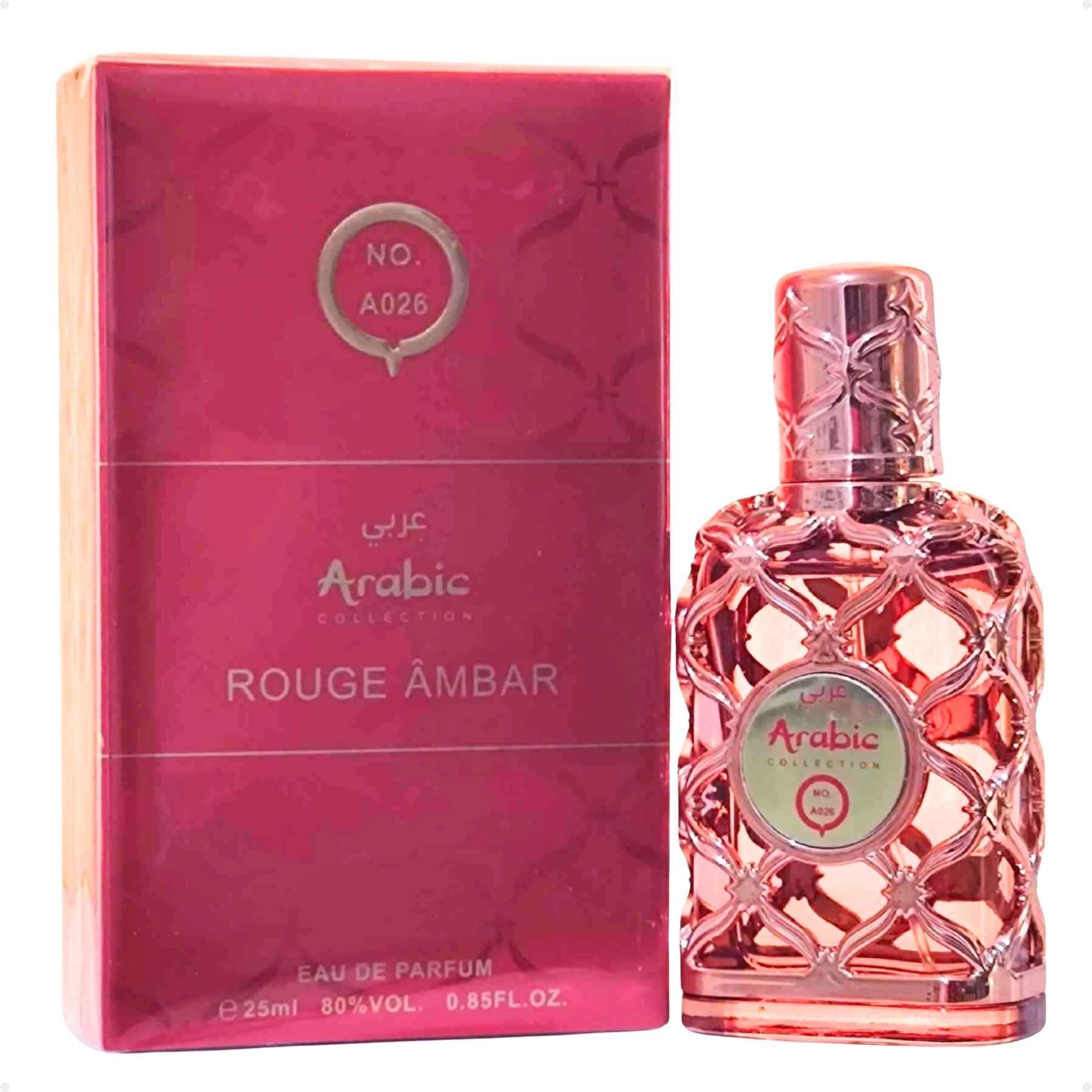 Comprar Perfume Arabic Rouge Âmbar A026 - Unissex 25ml - Brand Collection Perfumes no Atacado ...