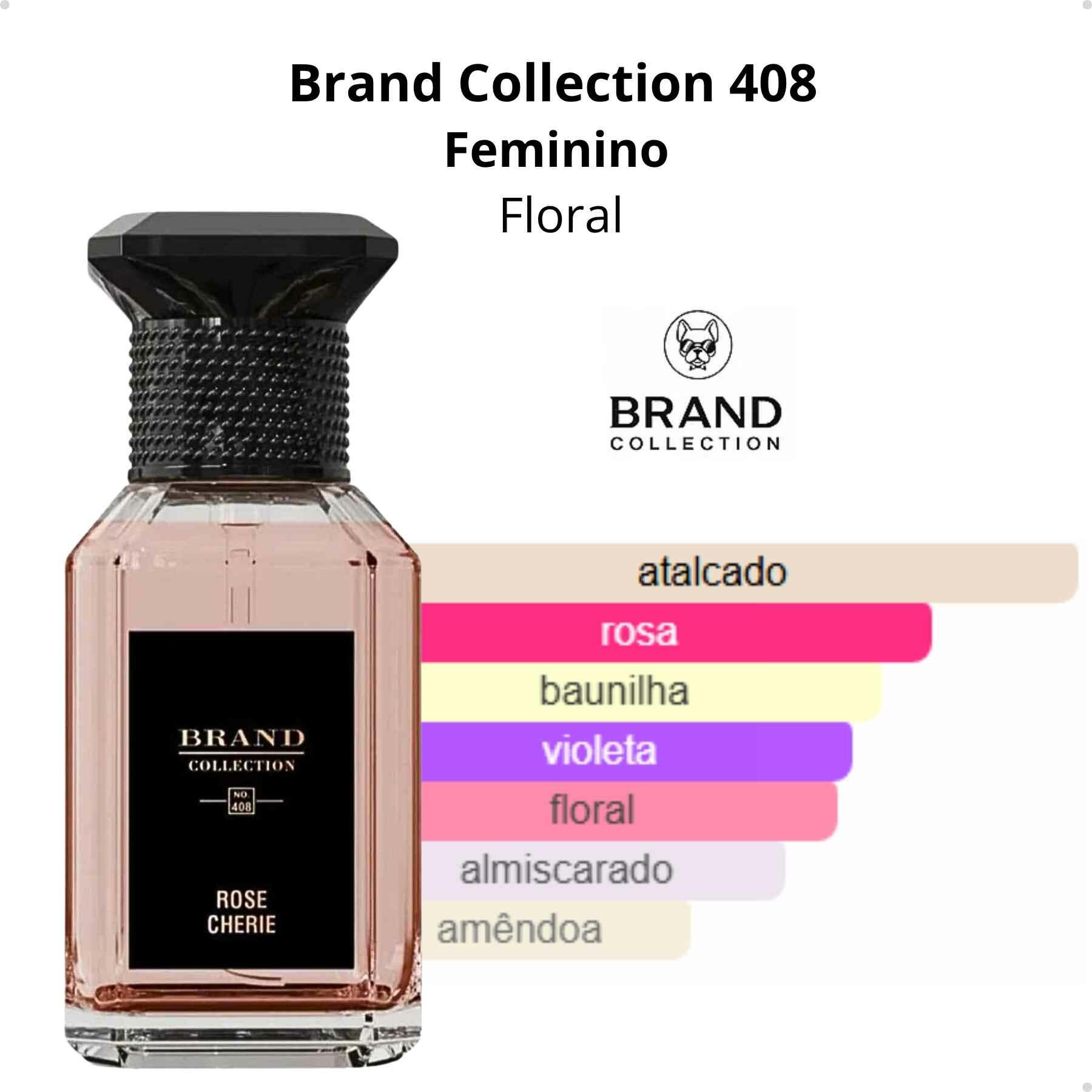 Comprar Brand Collection 408 - Rose Cherie - Feminino 25ml - a partir ...