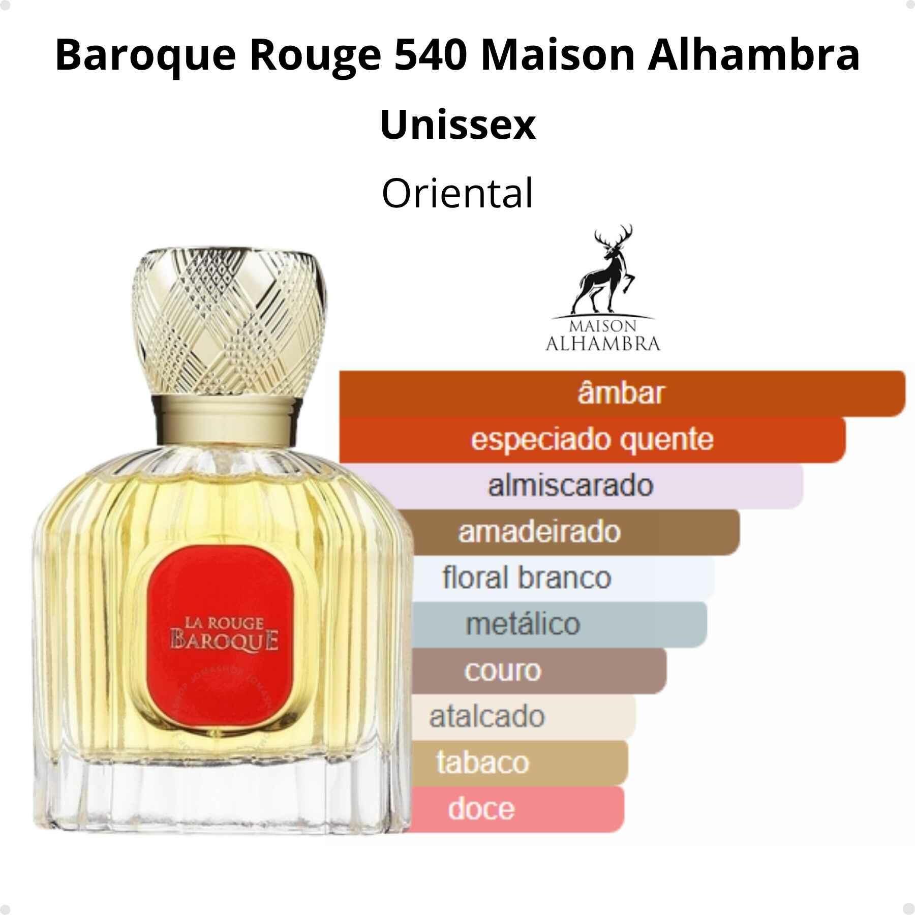 Comprar Perfume Arabe Maison Alhambra La Rouge Baroque Unissex EDP ...
