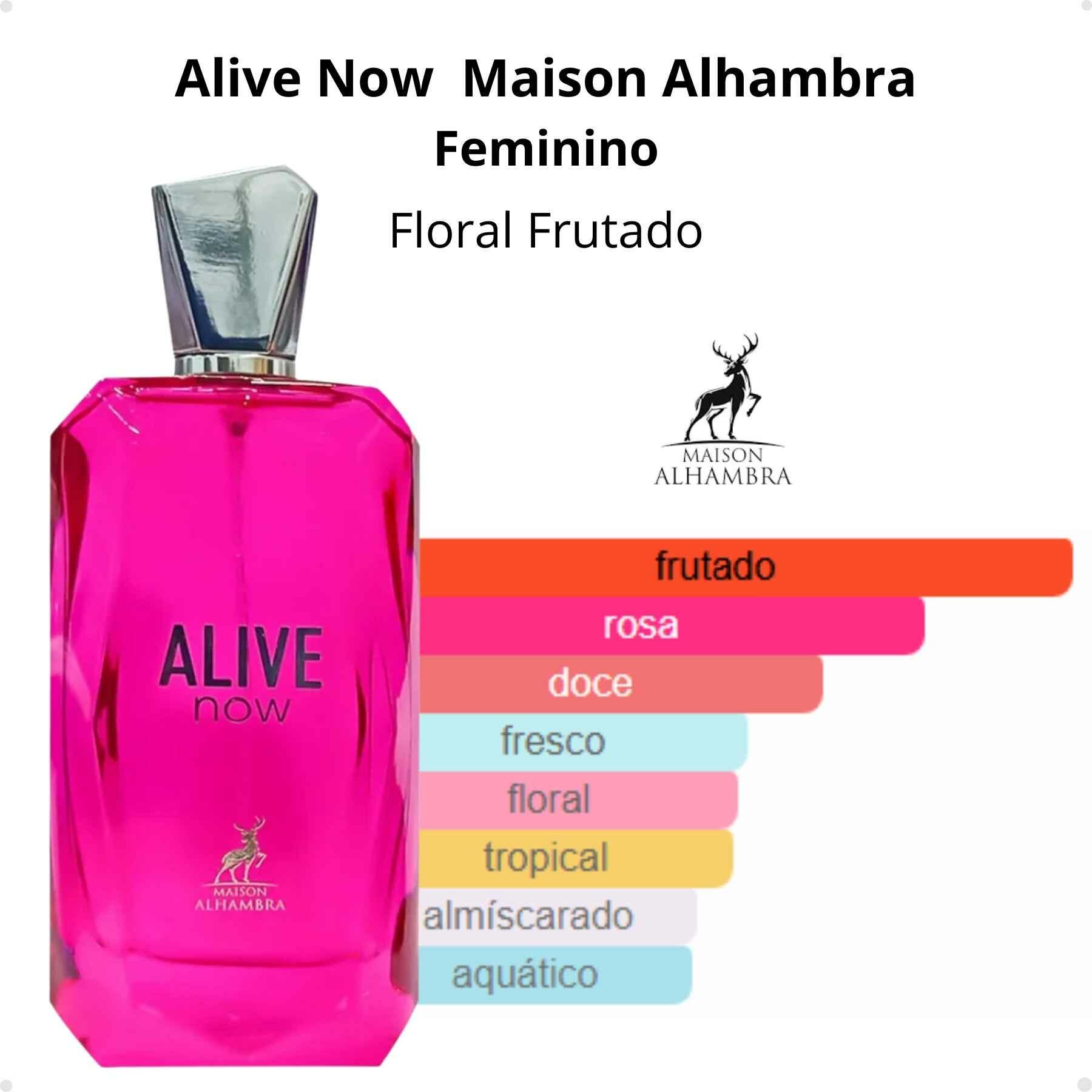 Comprar Perfume Arabe Maison Alhambra Alive Now Feminino EDP 100ml - a ...