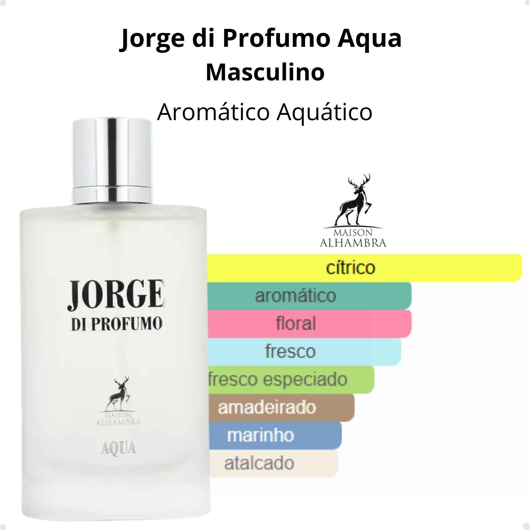 Comprar Perfume Arabe Maison Alhambra Jorge di Profumo Aqua EDP 100ml ...