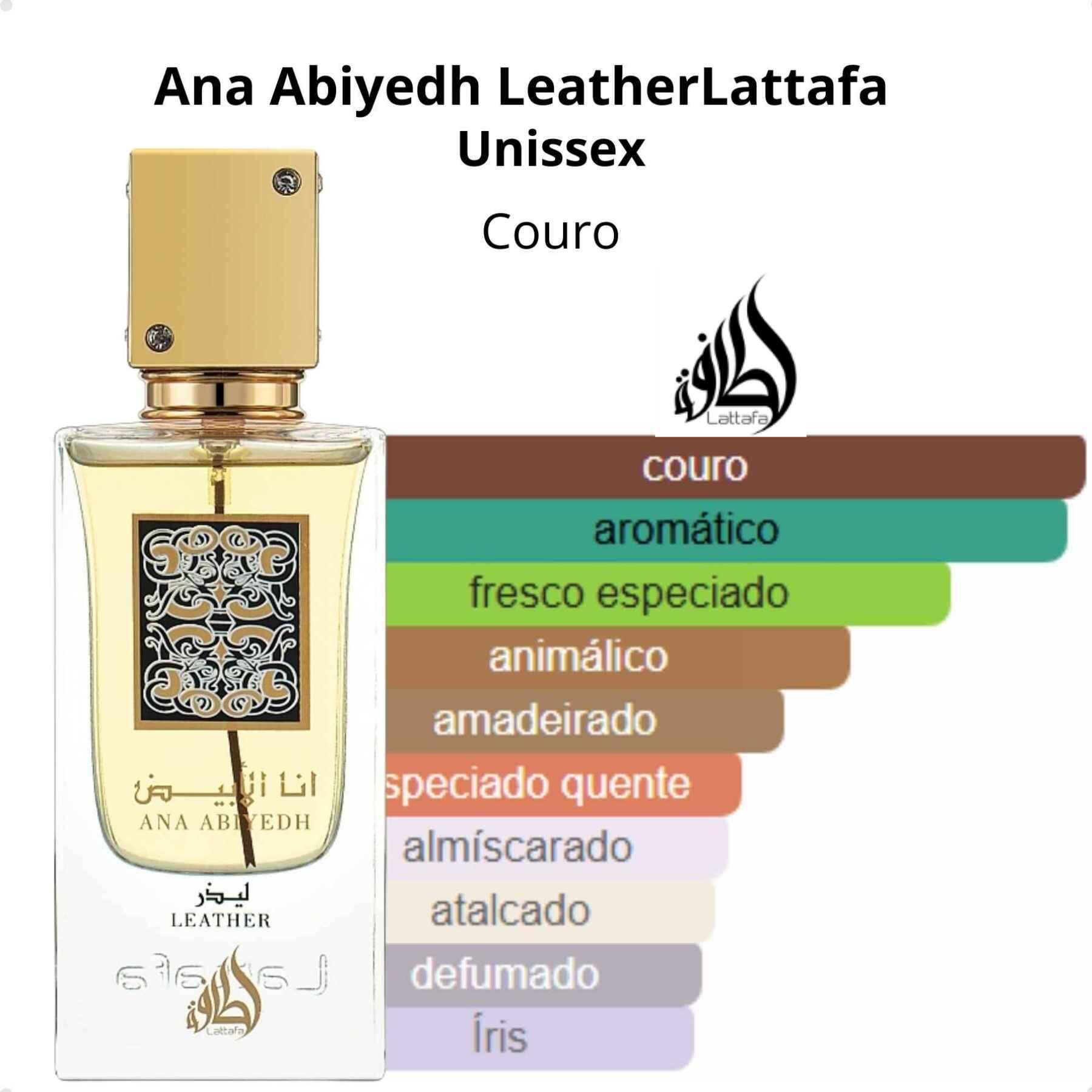 Comprar Perfume Arabe Ana Abiyedh Leather Lattafa Unissex EDP 60ml - a ...
