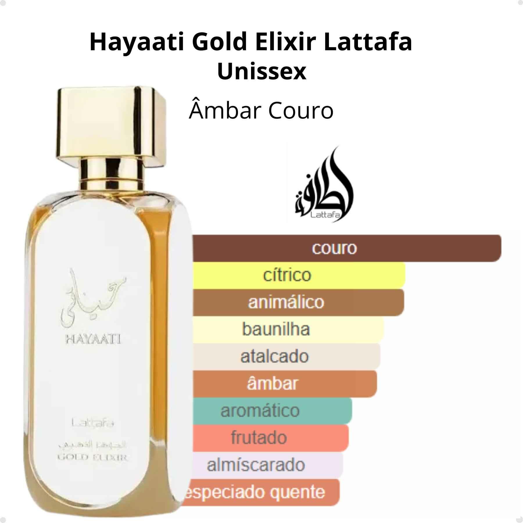 Comprar Perfume Arabe Hayaati Gold Elixir Lattafa Unissex EDP 100ml - a ...