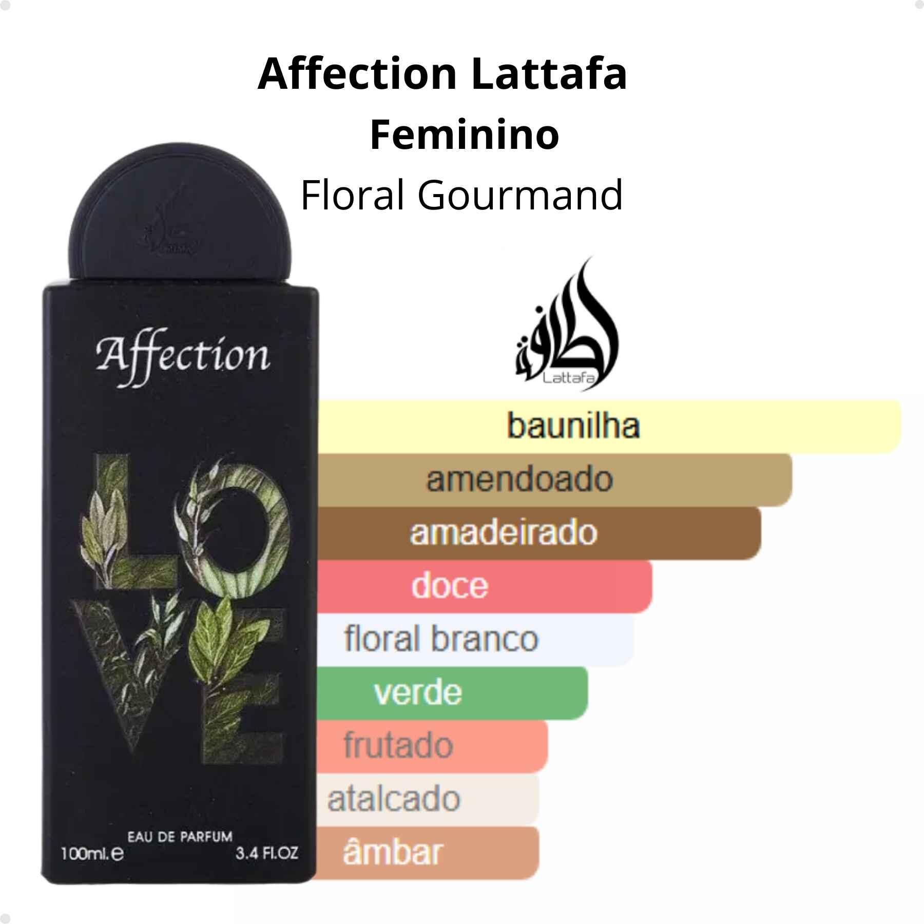 Comprar Perfume Arabe Affection Lattafa EDP 100ml Feminino - a partir ...