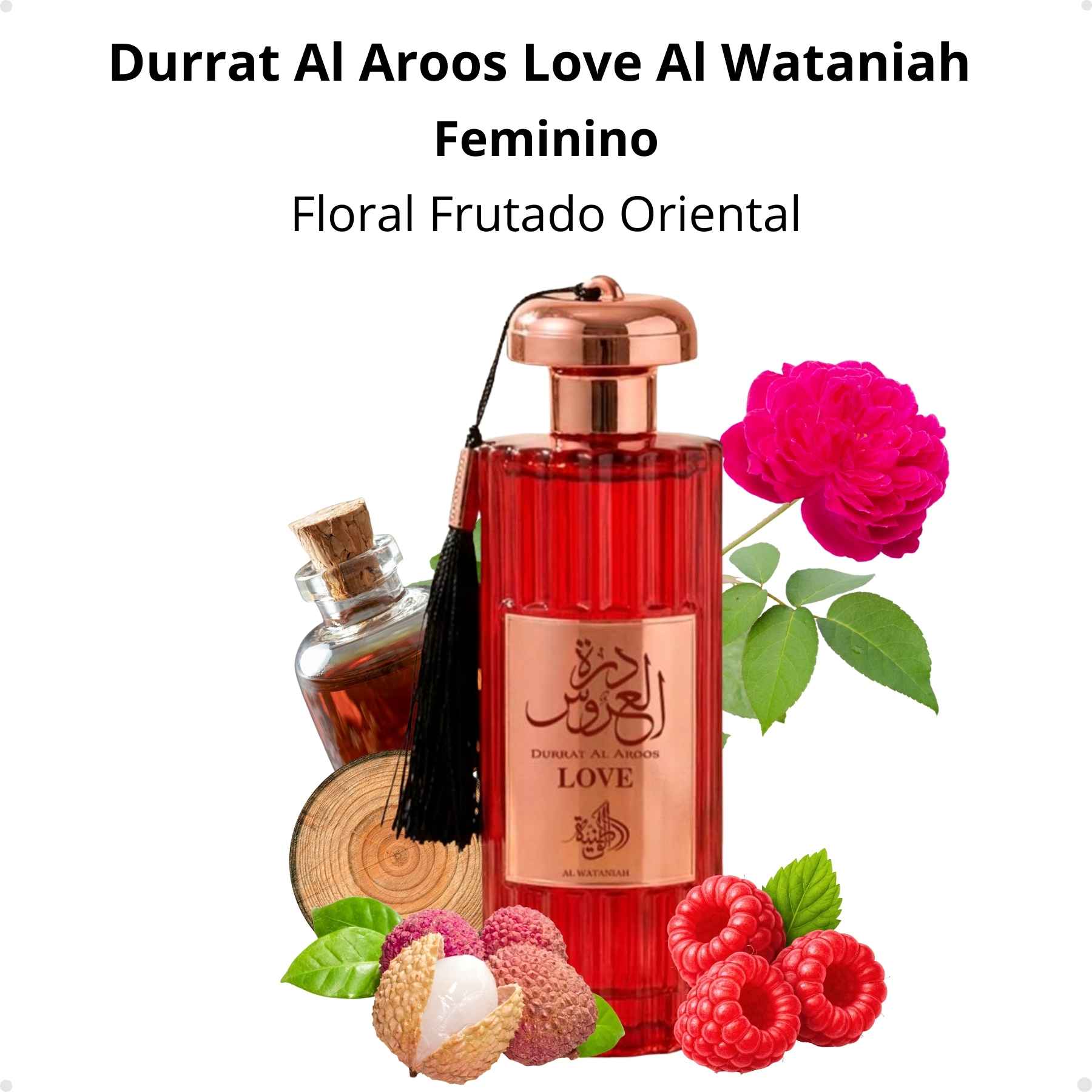 Comprar Perfume Arabe Durrat Al Aroos Love Al Wataniah Feminino EDP ...