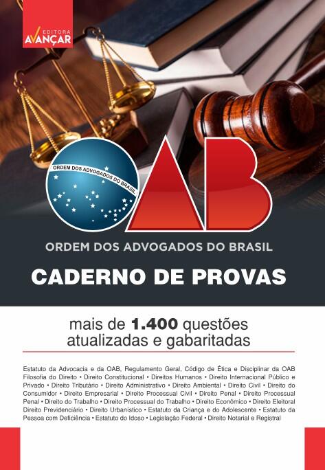 Comprar OAB - Ordem dos Advogados do Brasil - CADERNO DE QUESTÕES ...