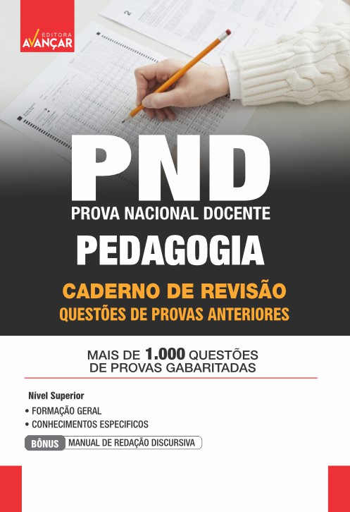 Comprar PND - Prova Nacional Docente - Pedagogia - Caderno de Provas - Ebook/PDF - a partir de R ...