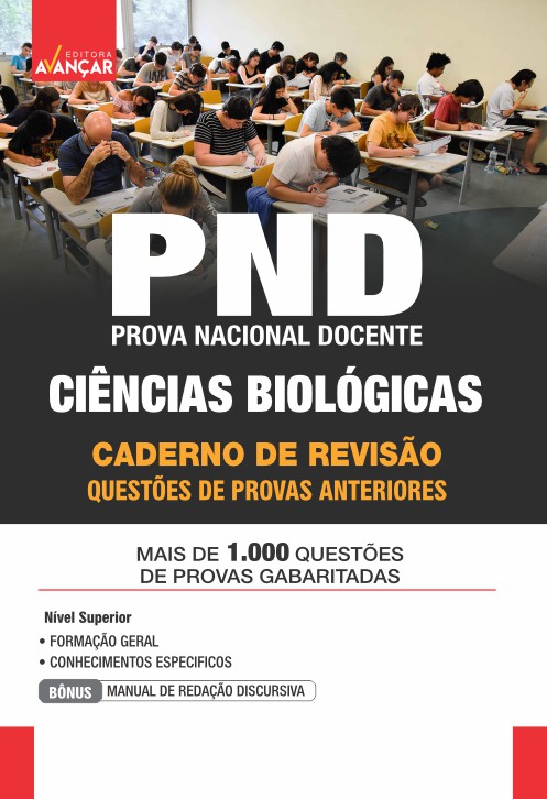 Comprar PND - Prova Nacional Docente - Biologia / Ciências Biologicas - Caderno de Provas ...