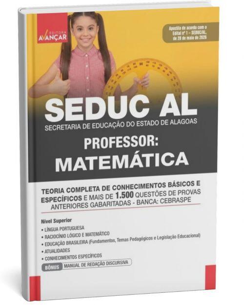 Comprar SEDUC AL 2026: Professor: Matemática - Teoria Básica ...