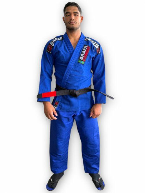 Comprar Kimono Competidor Xtra-Lite Azul - de R$459,90 a R$519,90 - Brazil Combat
