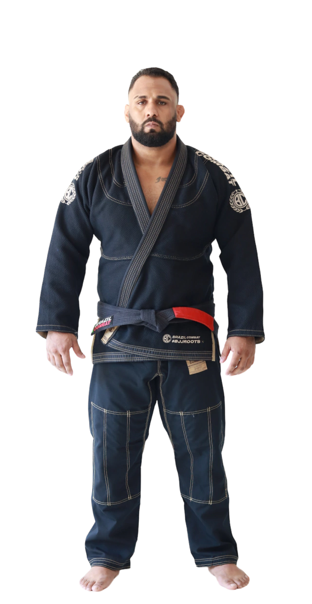 Comprar Kimono BJJ Roots 25yo Preto - Brazil Combat
