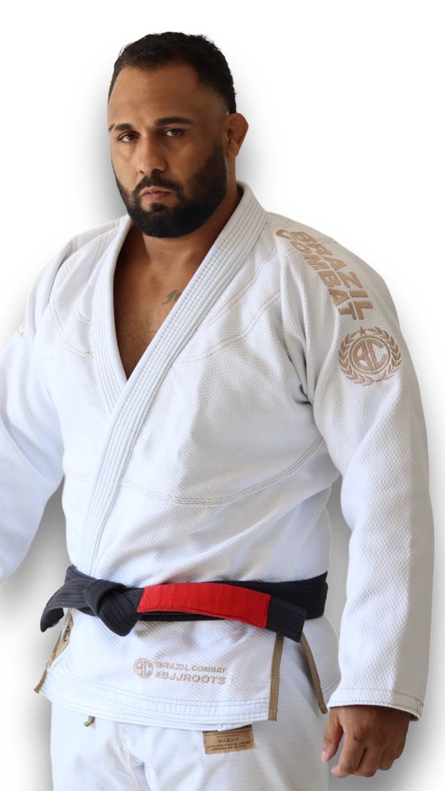 Comprar Kimono BJJ Roots 25yo Branco - Brazil Combat