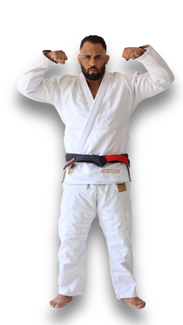 Comprar Kimono BJJ Roots 25yo Branco - Brazil Combat