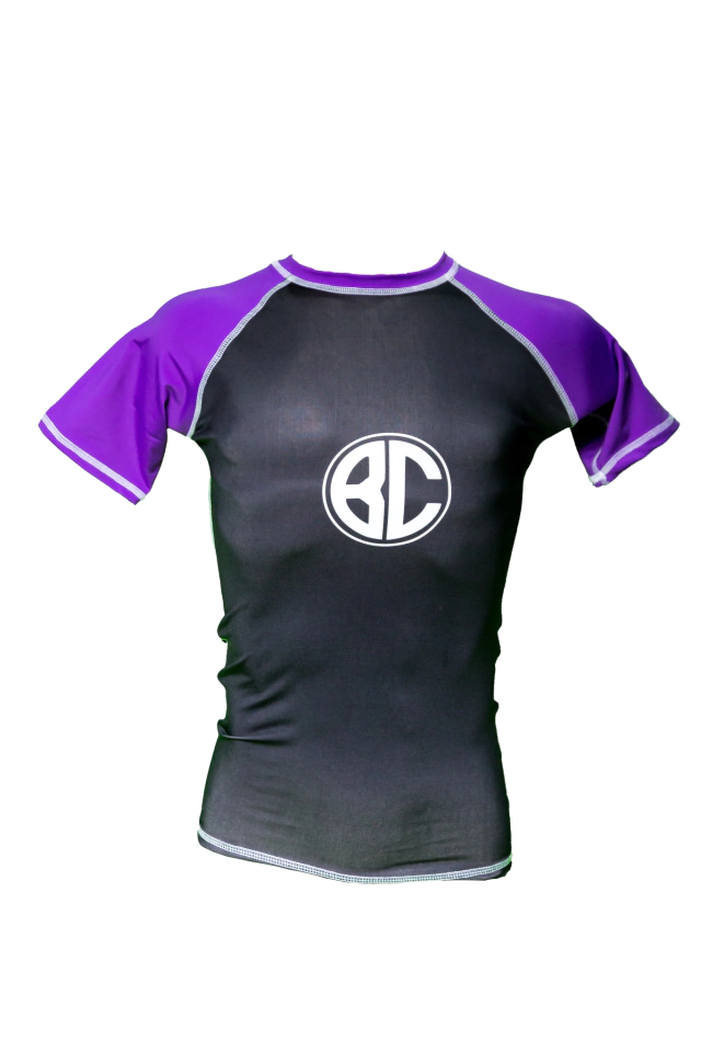 Comprar Rash Guard Shield Manga Curta Roxa - Brazil Combat