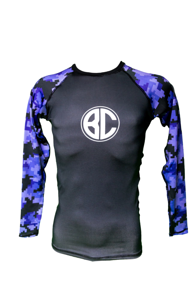 Comprar Rash Guard Minecraft Manga Longa Roxa - Brazil Combat