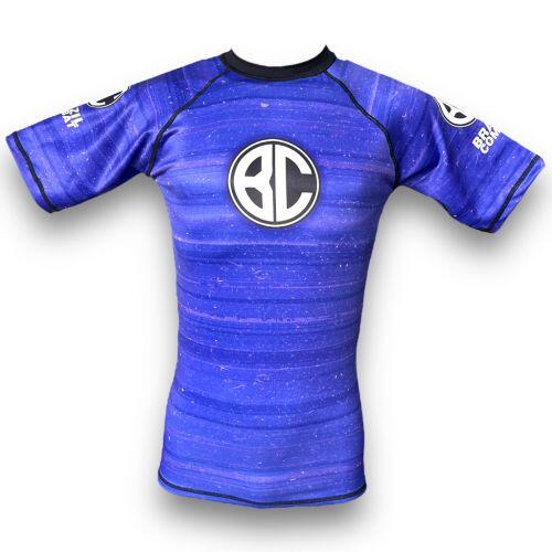 Comprar Rash Guard VHS Manga Curta Roxa - Brazil Combat