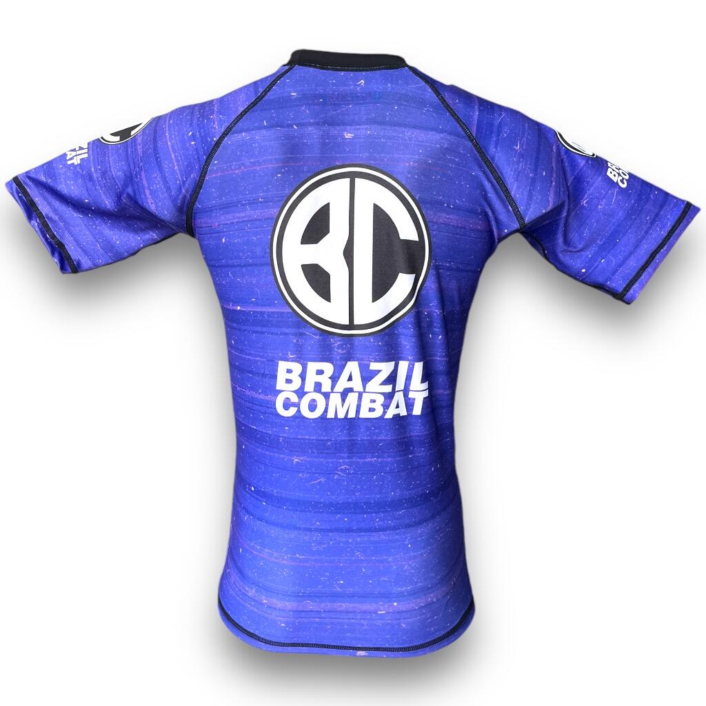 Comprar Rash Guard VHS Manga Curta Roxa - Brazil Combat