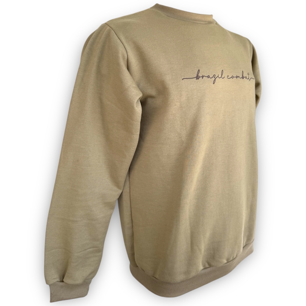 Comprar Casaco Moletom Signature Khaki - Brazil Combat