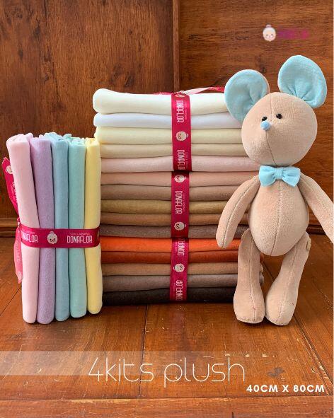Comprar COMBO PLUSH 4KIT 20RECORTES 40X80CM - a partir de R$211,85