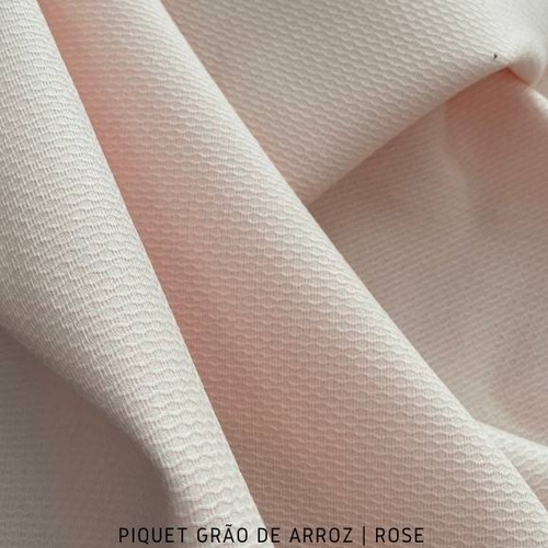 Comprar Piquet Grão de Arroz Rose - Salmão tecido 100% Algodão - Mantas ...