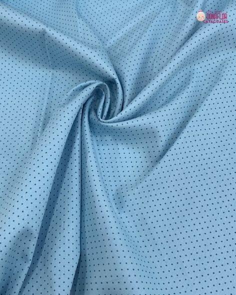 Comprar TRICOLINE MINI POA AZUL 100% ALG - a partir de R$37,05 - Dona ...