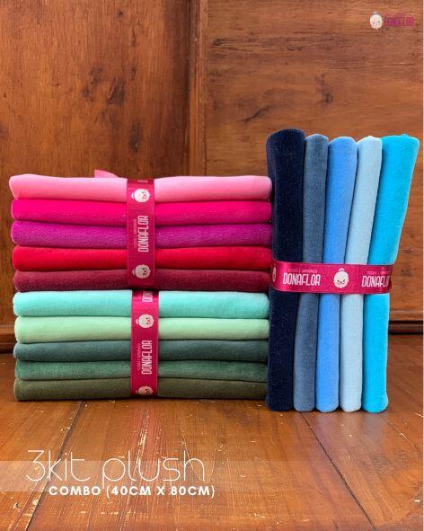 Comprar COMBO PLUSH 3KIT 15RECORTES 40X80CM - a partir de R$152,15 ...