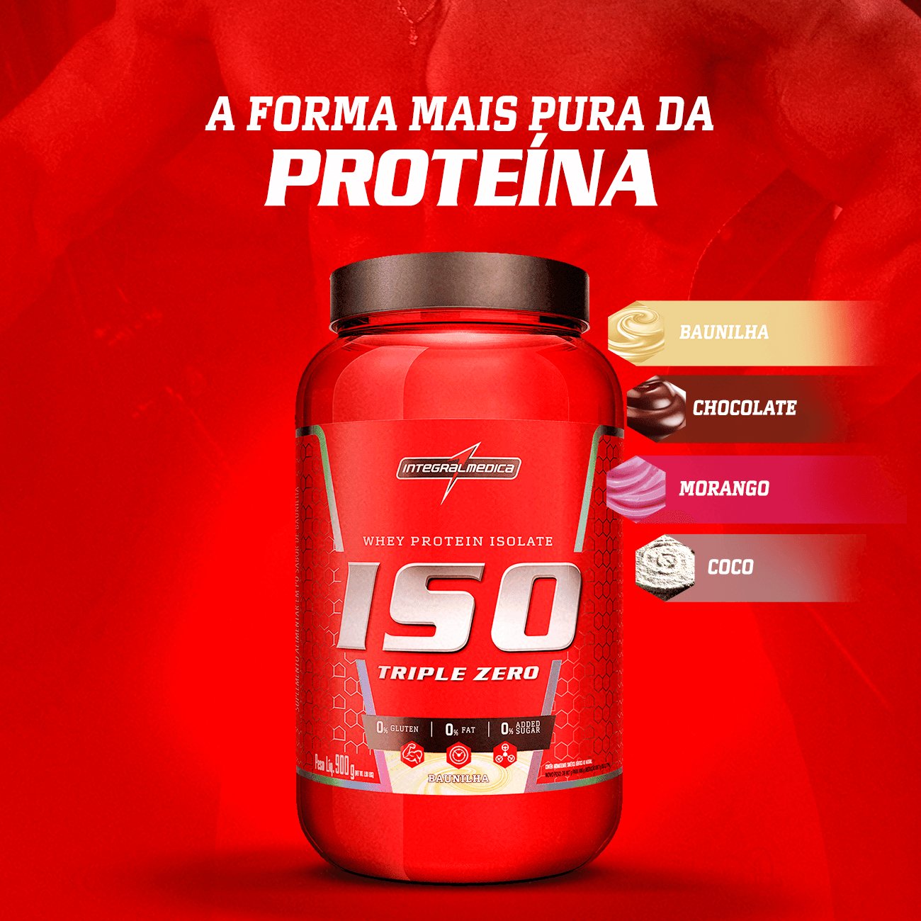Comprar Whey Isolado Triple Zero 900g Integralmédica
