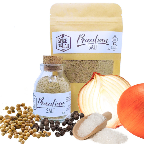 Brazilian Salt | Coentro Grão + Cebola + Pimenta Preta + Sal Marinho ...
