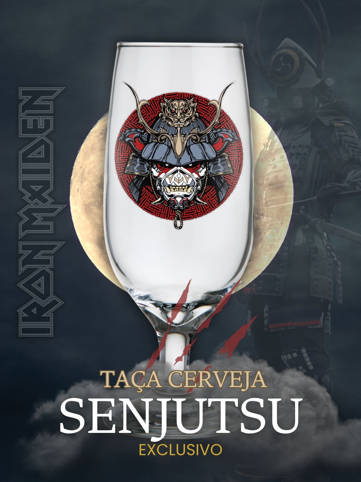 Comprar Taça Cerveja Iron Maiden Senjutsu 300ml - a partir de R$25,55 ...