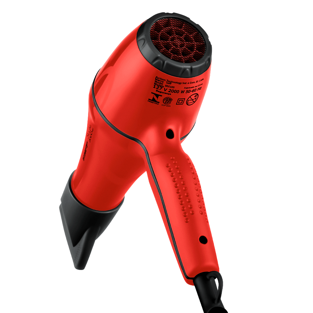 Comprar Secador Style 2000W 127V Red Taiff - R$379,91 - Mega Make