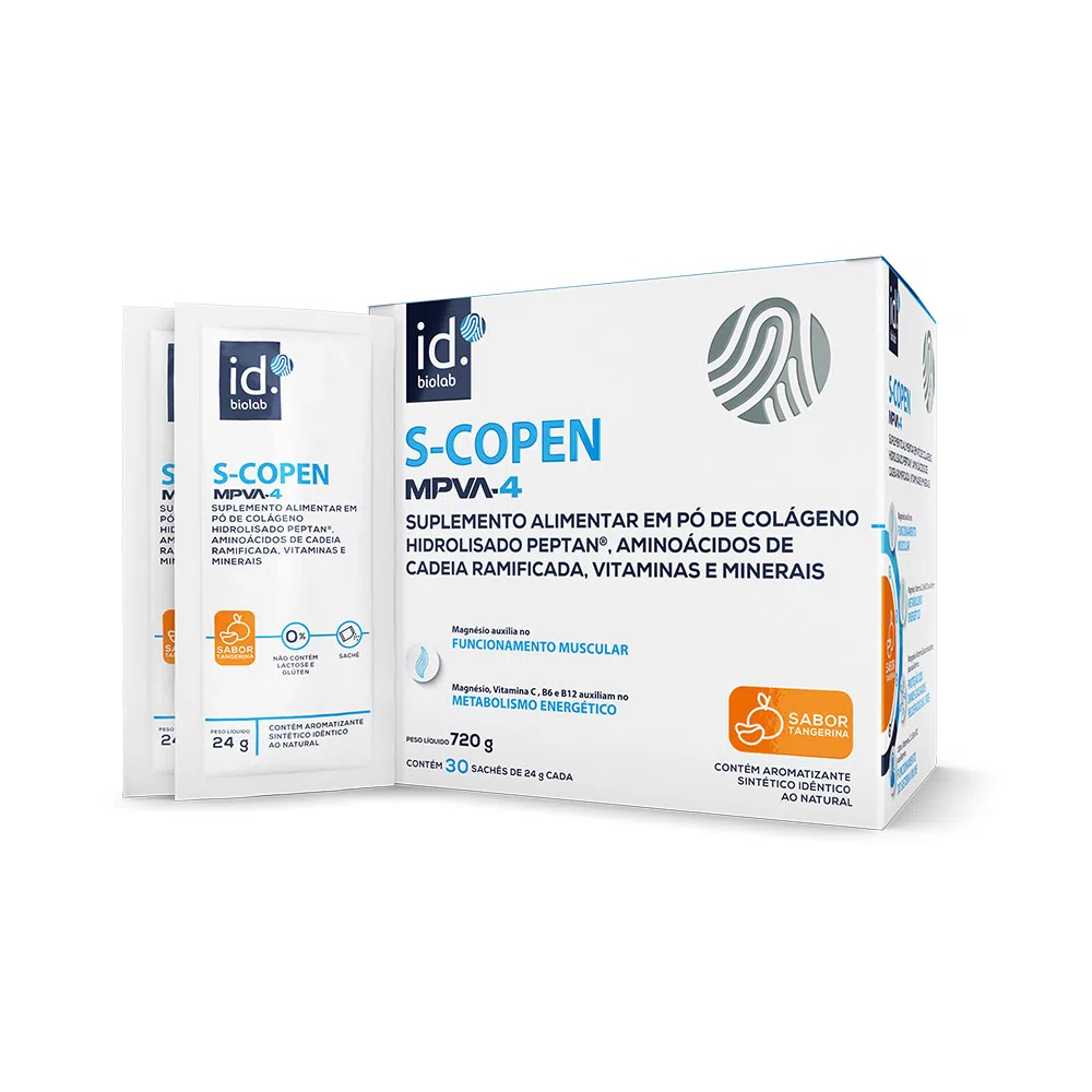 Comprar S-Copen Suplemento Alimentar MPVA-4 Sabor Tangerina 720g C/ 30 ...