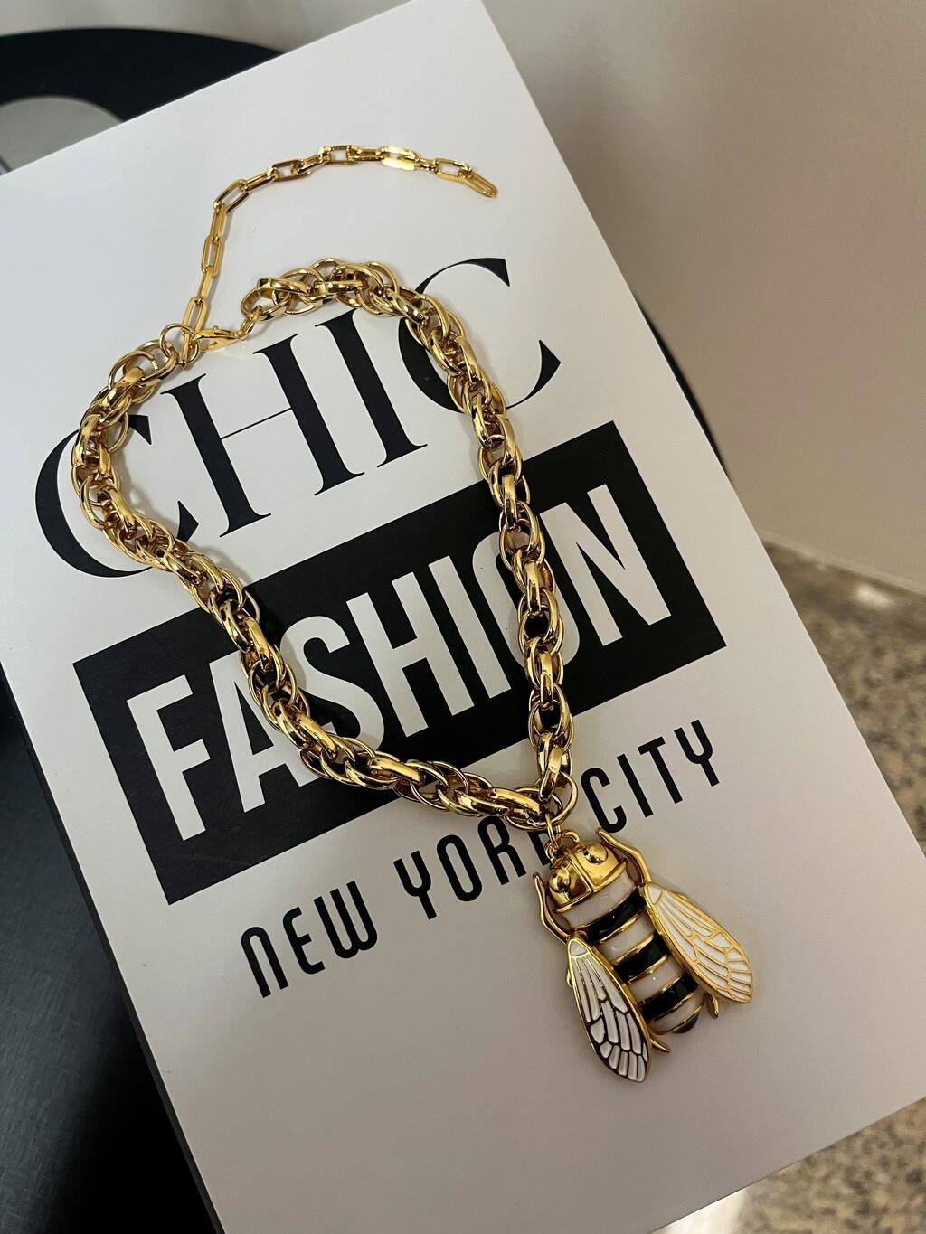 Comprar Colar Bee Chain - a partir de R$89,24 - for real store
