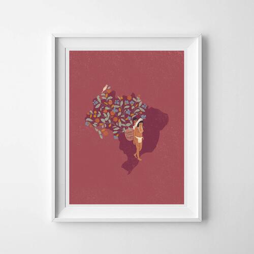 Comprar Poster Brasil - a partir de R$77,60