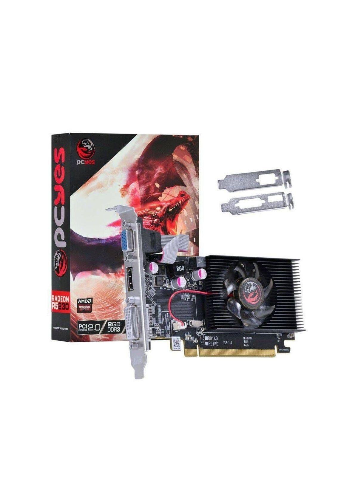 Placa de vídeo AMD Radeon R5 230 GDDR3 2GB 64 Bits PCYES - CHIPS