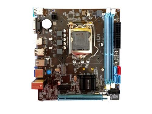 Placa mãe B75 1155 2ª e 3ª Geração Intel DDR3 HDMI VGA Gigabit 1000 ...