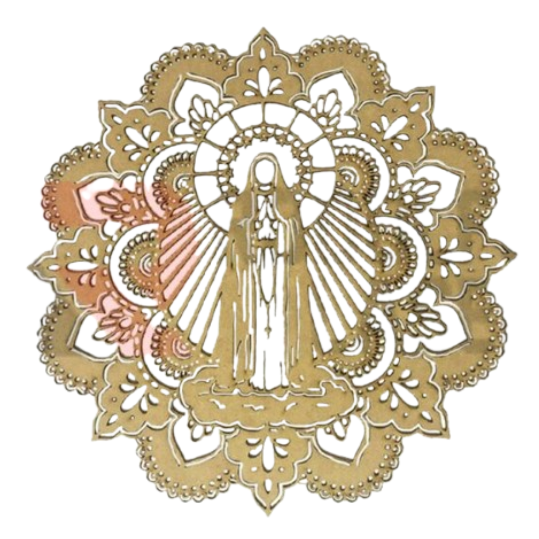Comprar Mandala Nossa Senhora de Fátima Trabalhada 30cm - R$23,50 ...