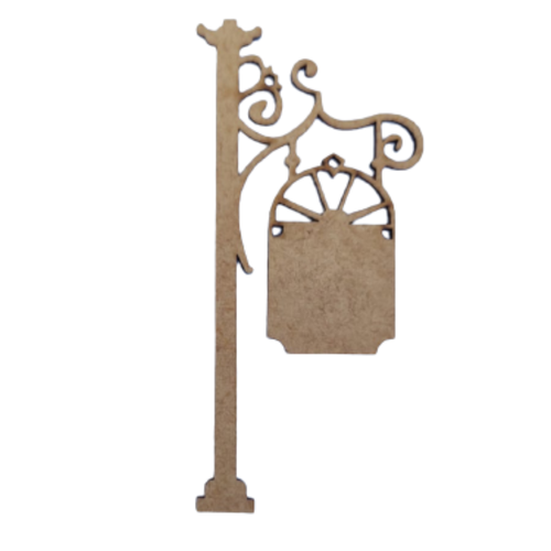 Comprar Poste com Placa 4x10cm - R$1,90 - TUDO NA CAIXA