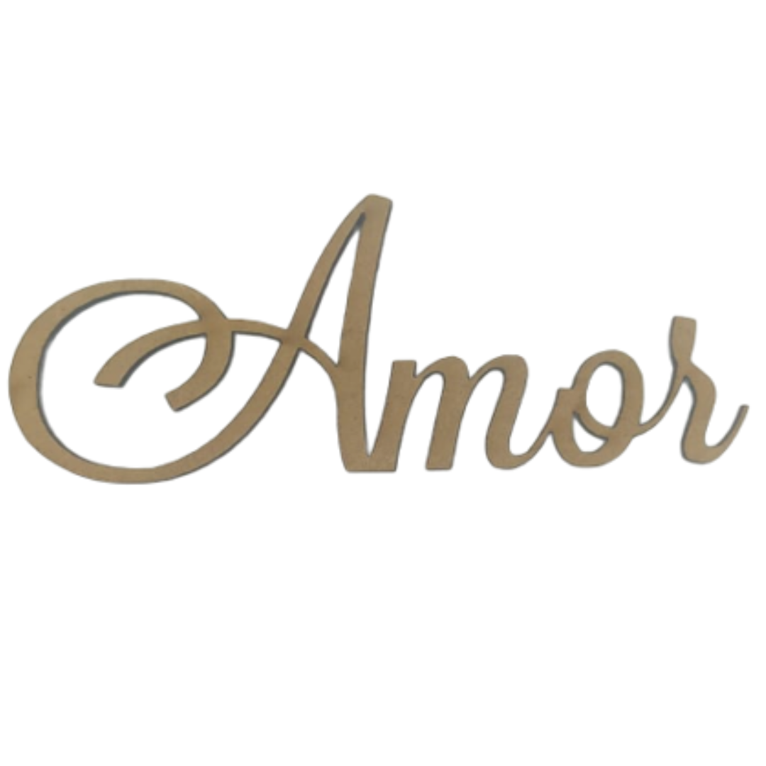 Amor En Letra Cursiva Fabricado Con El Logotipo Del Amor Con Letras